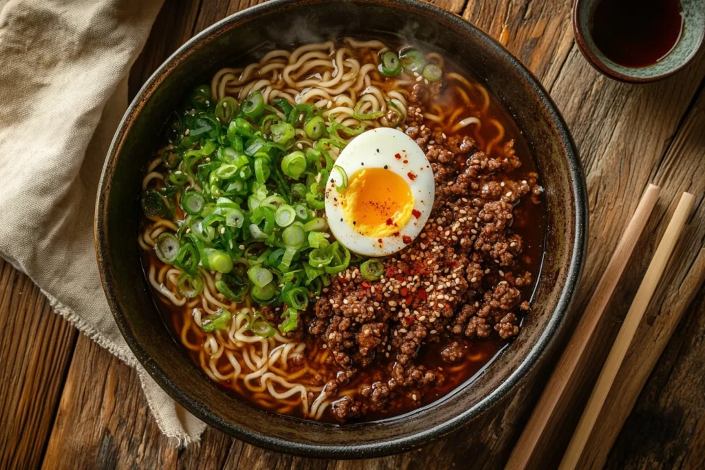 Ground Beef Ramen Recipe – Easy, Flavorful & Budget-Friendly