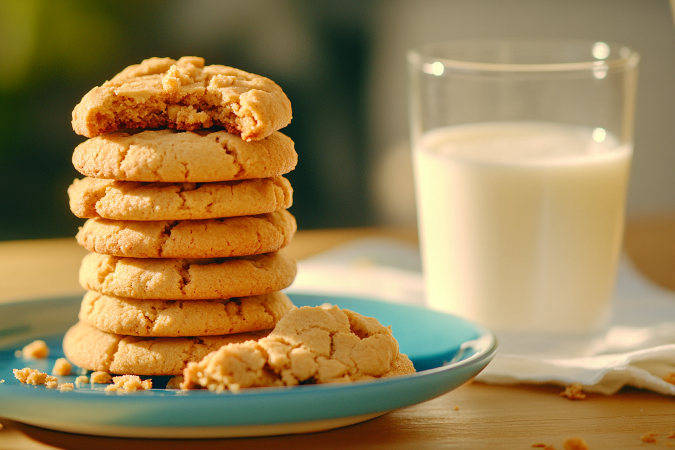 4 Ingredient Peanut Butter Cookies – Quick & Easy Recipe